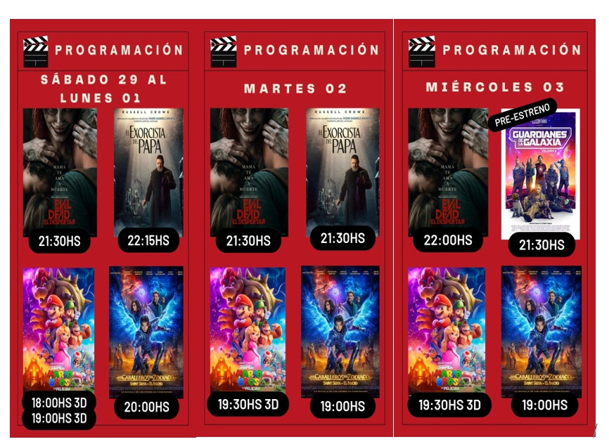 Cinema: variada programación para este finde…. – Ojo Web